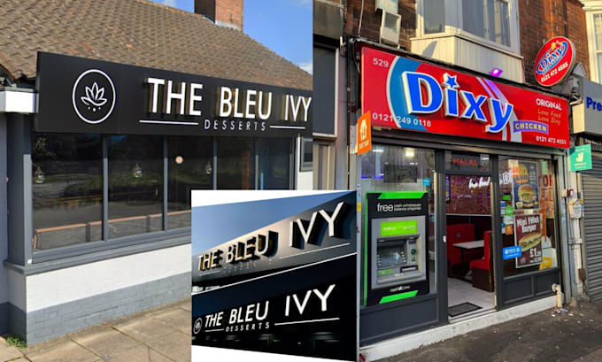 Make signboard design and its production files by Designer4u2k | Fiverr