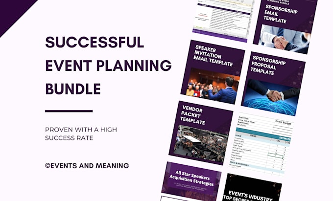 Give you a successful event planning bundle by Purple121 | Fiverr
