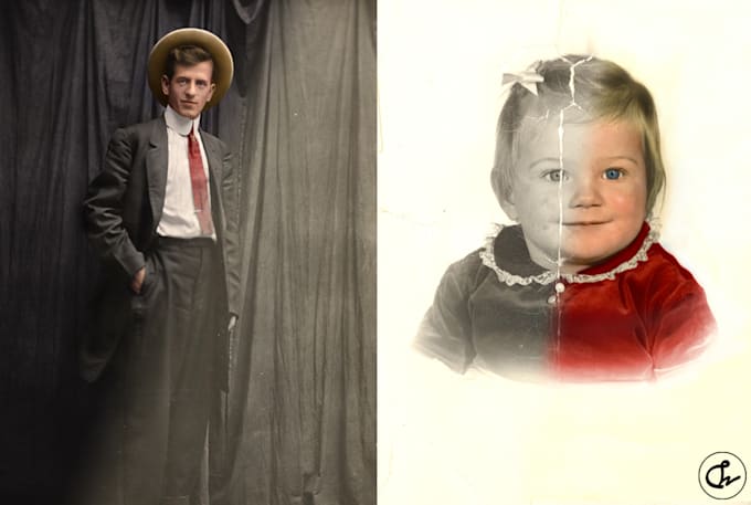 Restore old photographs and recolor them by Stevyjoe100 | Fiverr