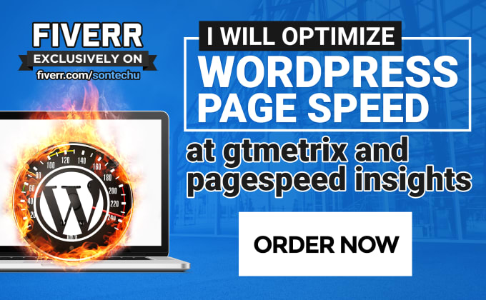 Optimize wordpress page speed at pagespeed insights by Sontechu | Fiverr Optimize wordpress page speed at pagespeed insights by Sontechu | Fiverr