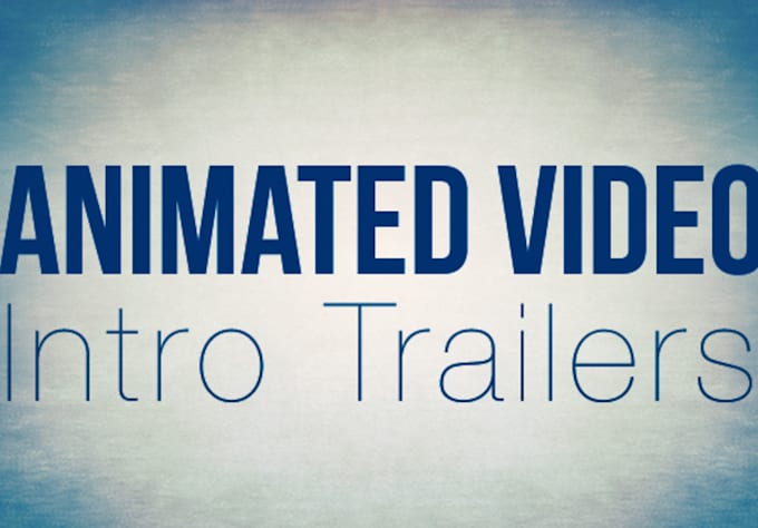Create a professional, animated intro video trailer in adobe after ...