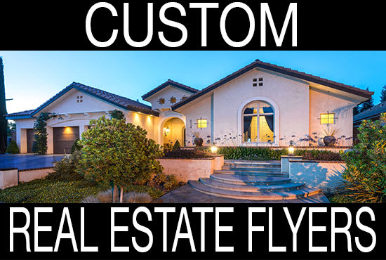 Create a custom real estate flyer by Hotrock | Fiverr