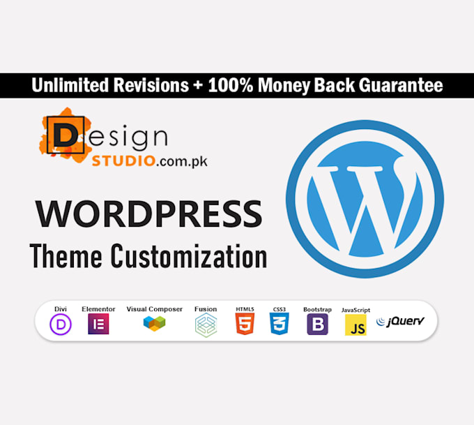 Customize, design and develop responsive wordpress theme by ...
