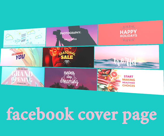 Design your social media cover page banner by Up_apple99 | Fiverr