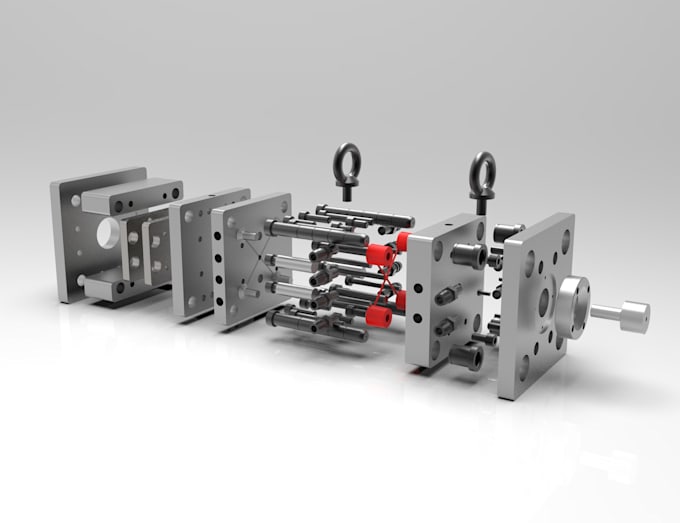 Model 3d cad mold, die, mechanical fixtures on solidworks by Azhar_cad ...