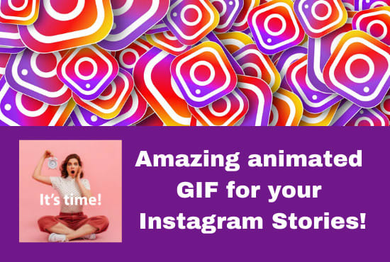 Create amazing animated gif for your instagram stories by Nadja_design ...