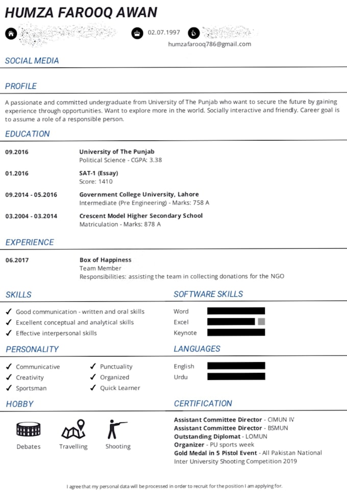 Review and write the best resume or cv for you by Beinghumza | Fiverr