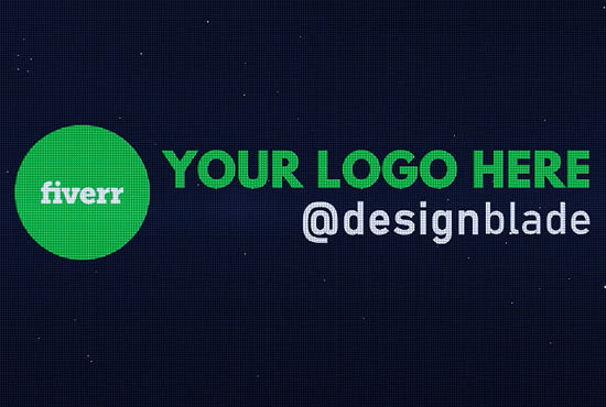 Create a stunning pixel intro with your logo by Designblade | Fiverr