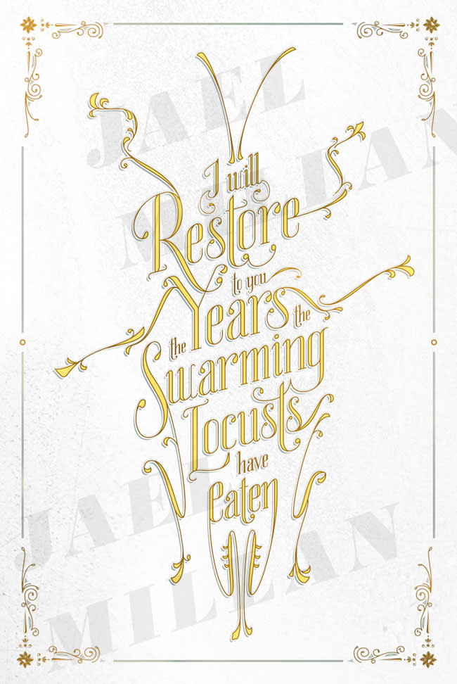 Make a bespoke typography poster for you by Jaelmillan | Fiverr