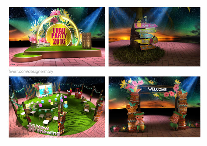 Create full event design by Designermary | Fiverr