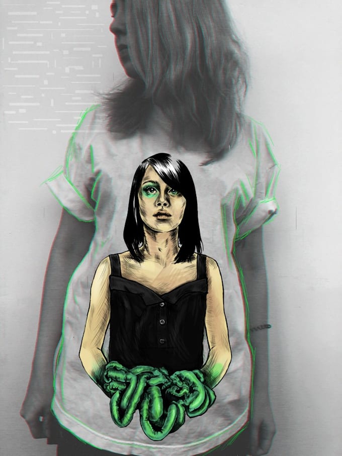 Draw the merchandise or image for tshirt by Iraocto | Fiverr