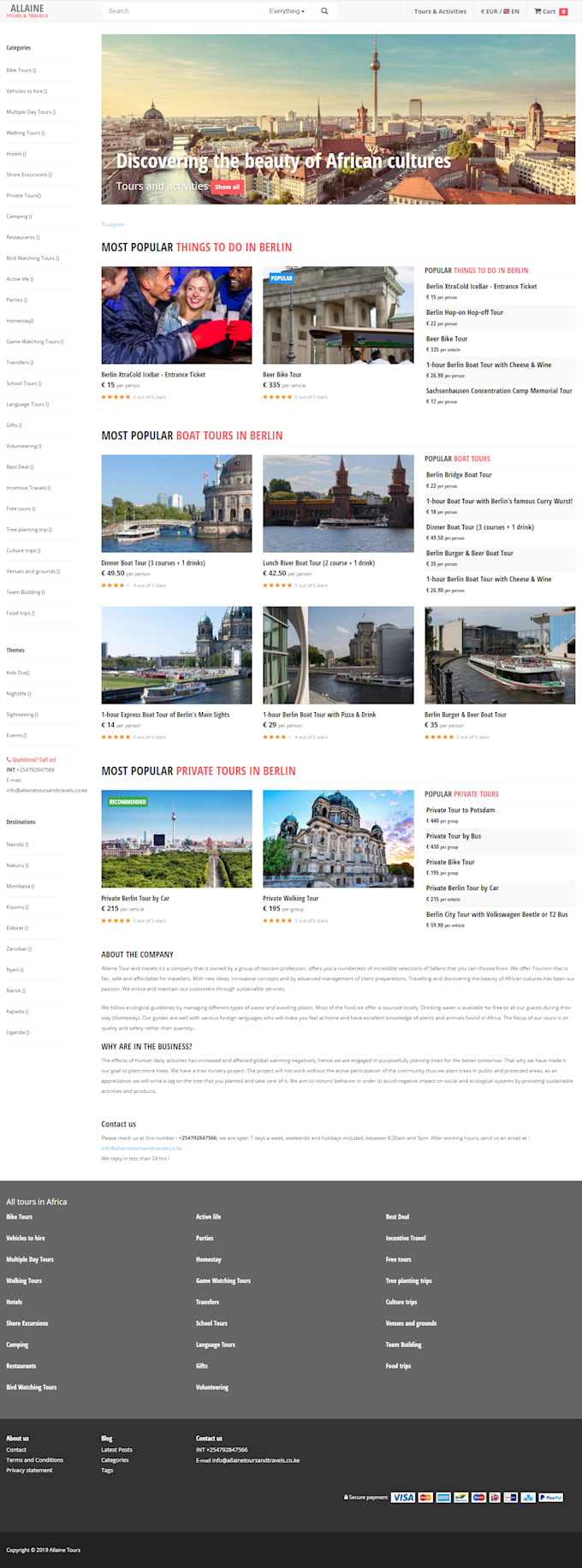 Design professional html website by Mohammedhimaz | Fiverr