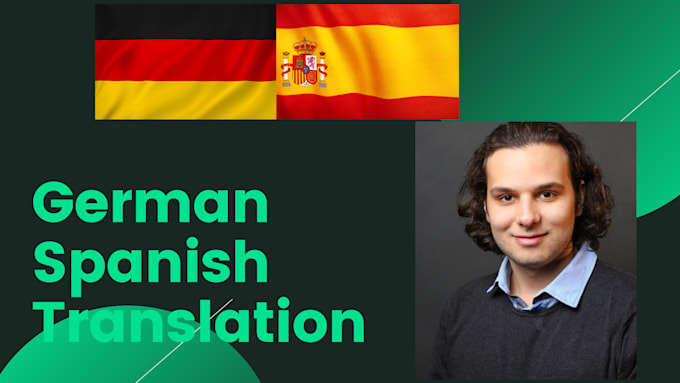 Provide excellent spanish german translation by Jcthomsen | Fiverr