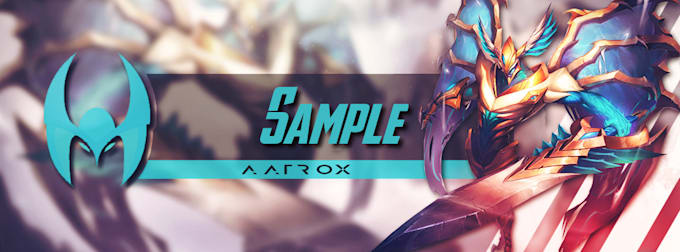 Design league of legends champion or overwatch hero banners by ...