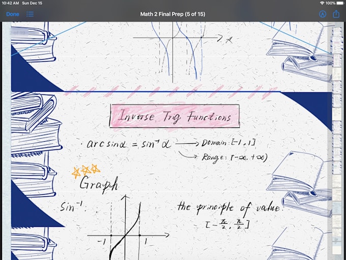 Gorgeous math precalculus hand notes by Bloomnick | Fiverr