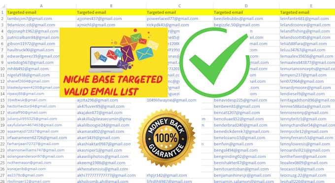 Collect your niche targeted email lists by Shakawat93 | Fiverr