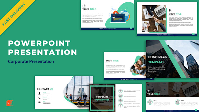 Design modern powerpoint pitch deck by Sabaz_design | Fiverr