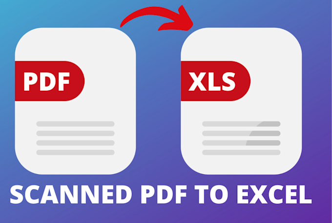 Convert scanned pdf to word excel by Enterva | Fiverr