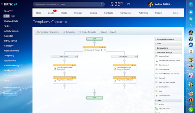 Custom bitrix24 crm business workflow and automation by Mariosal026 ...