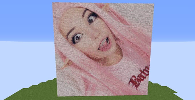 Turn a photo into minecraft pixel art by Troygomez | Fiverr