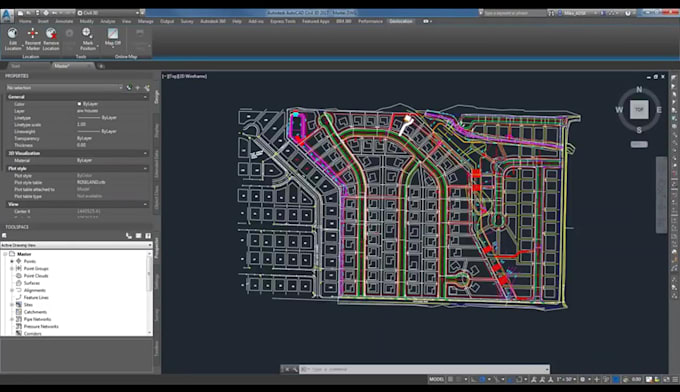 Draft all type of civil, infrastructure, survey cad drawings by Gms_bim ...
