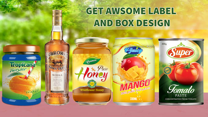 Create premium product package and label design for your brand by ...