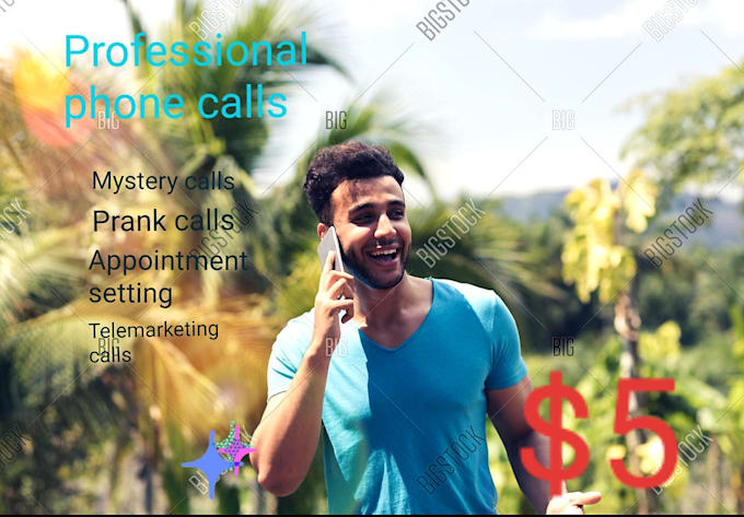 Make professional phone calls just for you by Dariusjtthomas | Fiverr