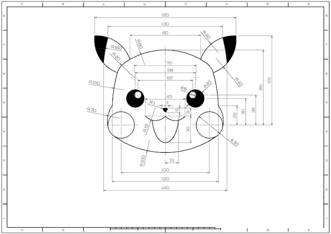 Convert your pdf or jpeg drawing to autocad drawing dwg file by ...