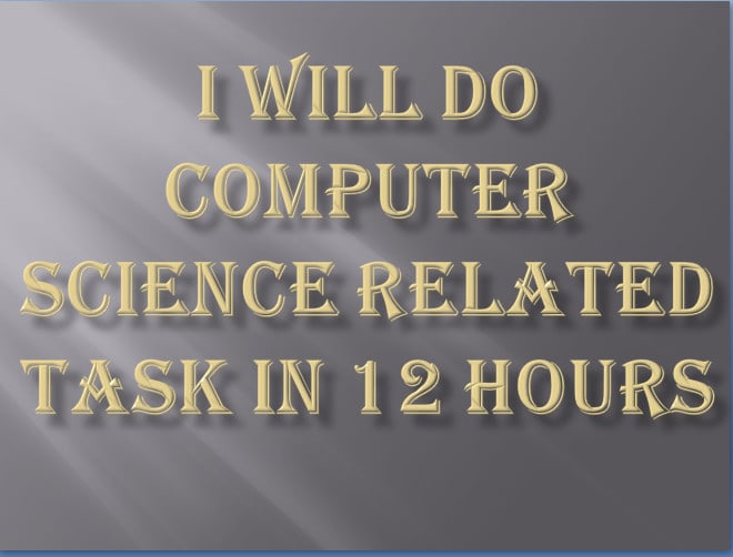 Do computer science programming projects by Eucabeth41 | Fiverr