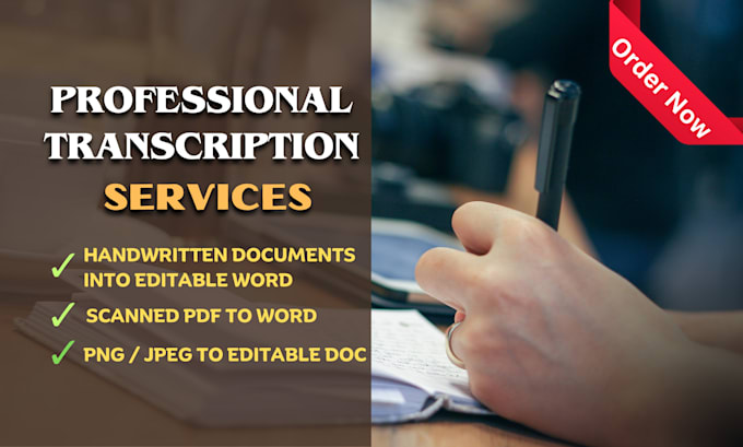 Convert doc, handwritten text into word, notes to docs by Farrukh_512 ...
