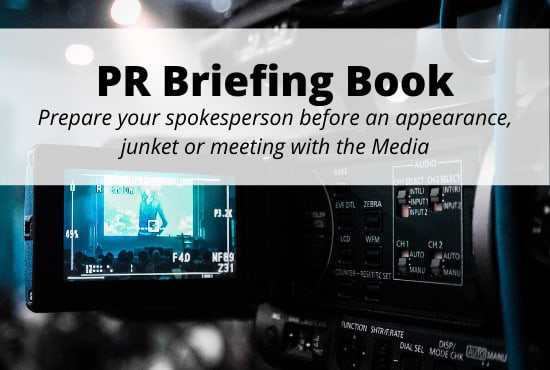Draft your pr briefing document by Aldric | Fiverr