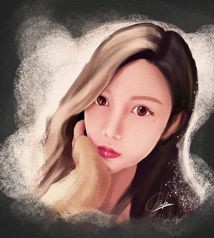 Draw a full color portrait illustration by Gblesscas | Fiverr