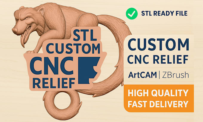Do 3d cnc modeling and digital sculpting by Ramanjassal | Fiverr