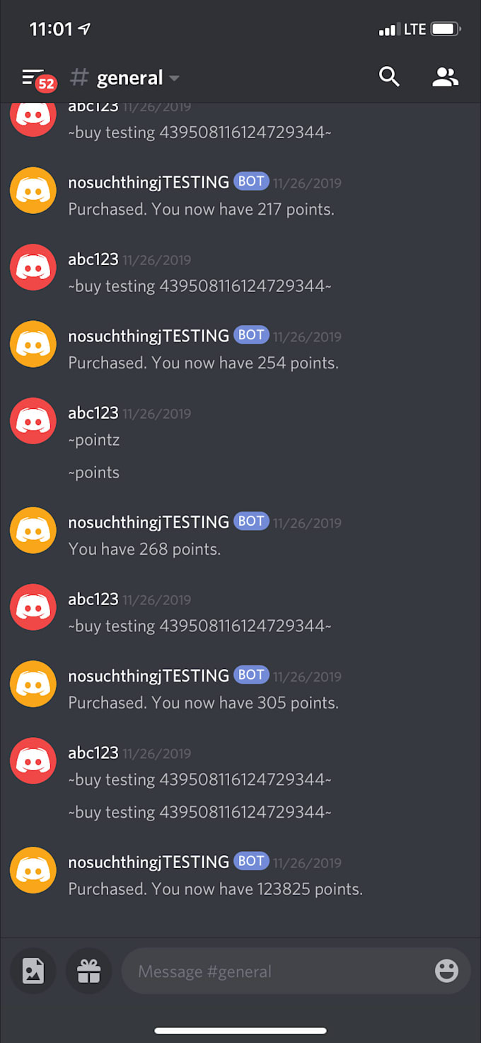 Make a discord bot by Johnbernheisel | Fiverr