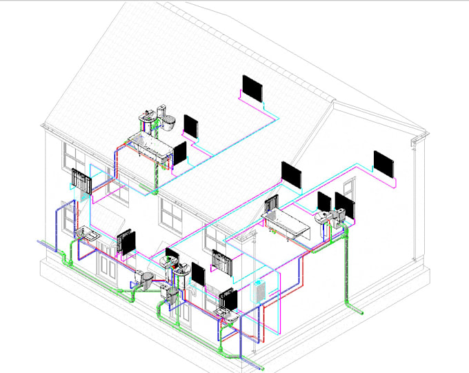 Provide plumbing design by revit and autocad by Mozammal007 | Fiverr