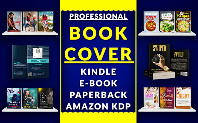 Professional book cover design, kindle book cover design, amazon kdp ...