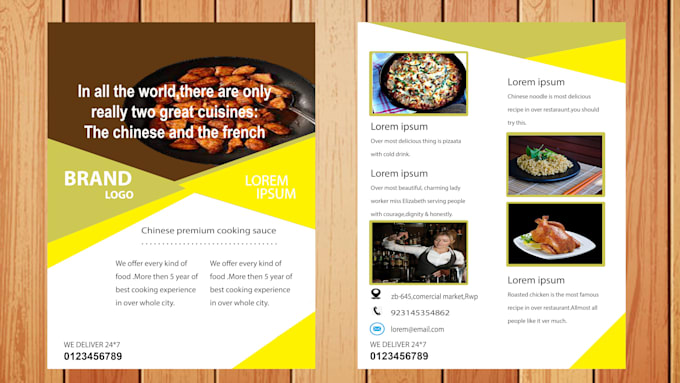 Do brochure design, flyer, in pdf, psd, by Hassaan963 | Fiverr