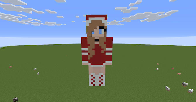Build a statue of your minecraft skin by Gamerpug | Fiverr