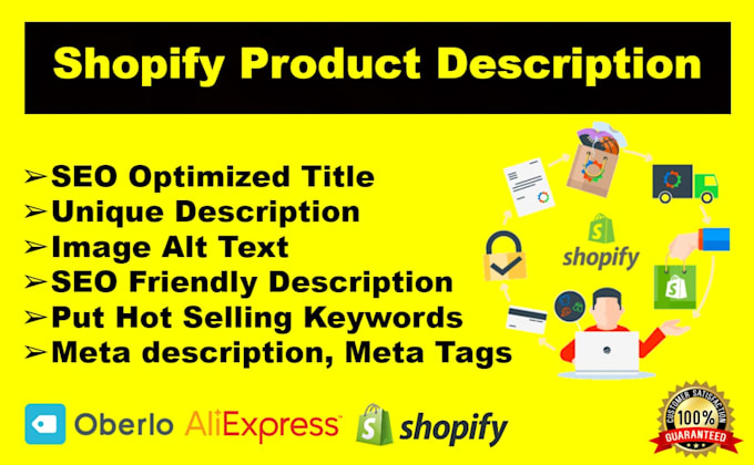 Write shopify product descriptions with seo title that sell by Airin535 ...