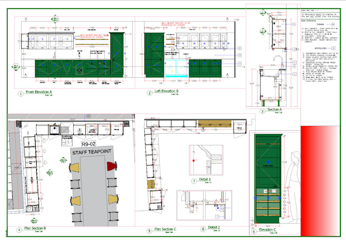 Create furniture production drawings in cad by Rastok | Fiverr