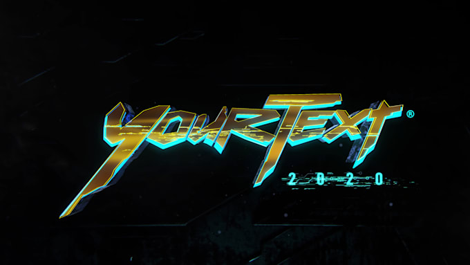Make a cyberpunk 2077 intro with your text by Designosaur187 | Fiverr