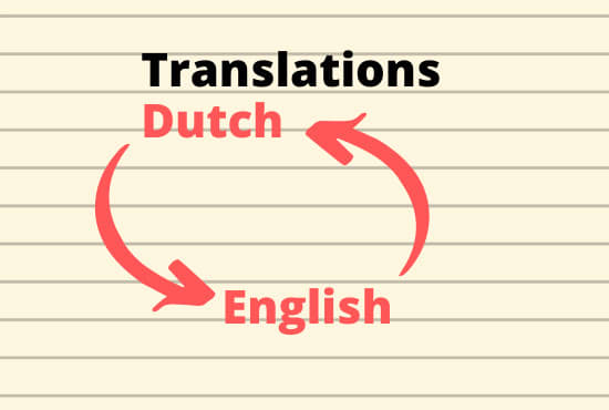 Translate from english to dutch and from dutch to english by ...