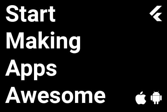 Make awesome apps for android and ios with flutter by Thevice | Fiverr
