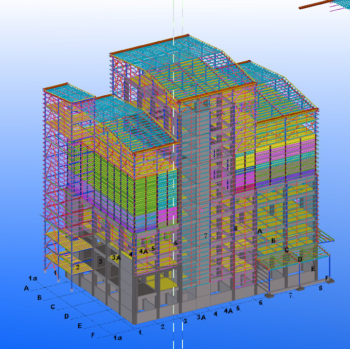 Design building with tekla structures program by Sevenups7 | Fiverr