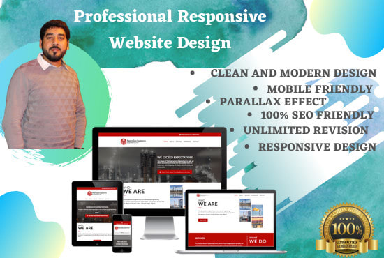Design and develop professional responsive website by Saadbintariq12 ...