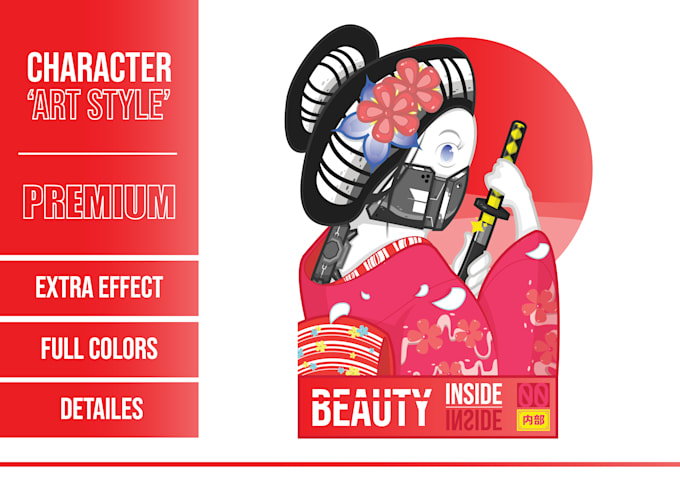 Create cute and colorfull character vector illustration by ...