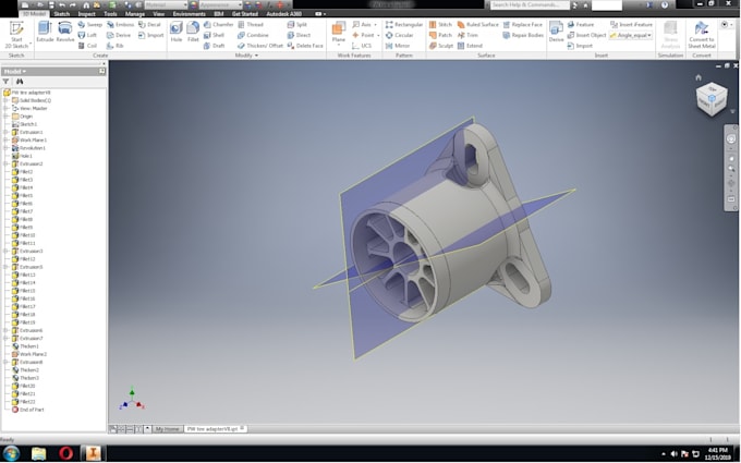 Create a simple 3d design in autodesk or solidworks for 3d printing by ...