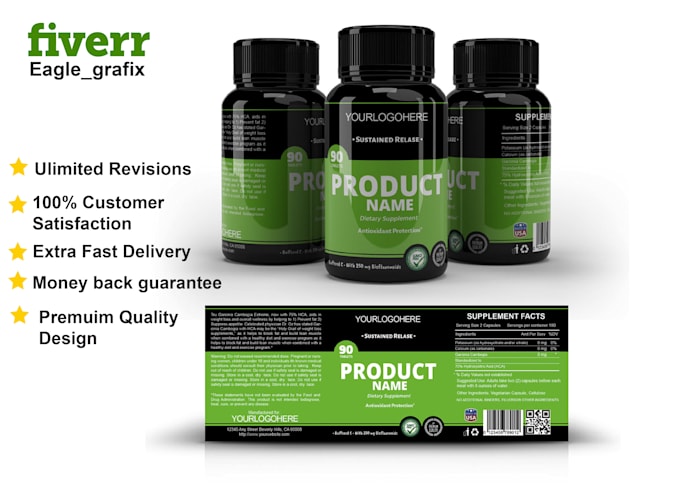 Create eye catching label design for your product by Eagle_grafix | Fiverr