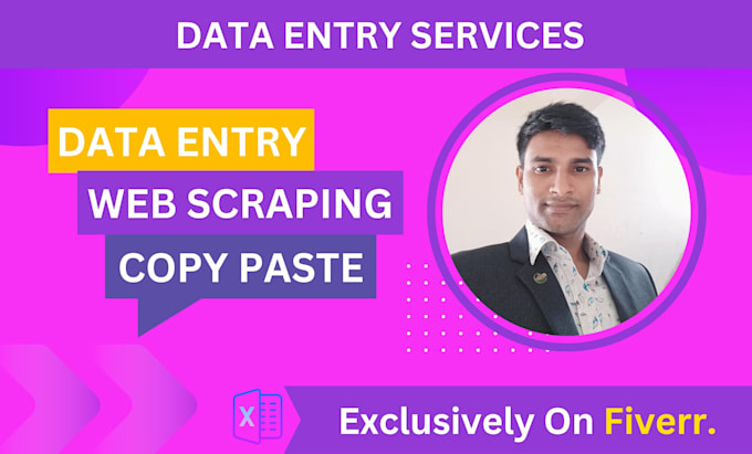 Do data entry, web scraping, excel, typing, copy paste work by Riyanh89 ...