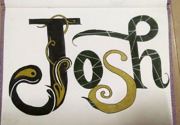 Create stunning hand drawn calligraphic artwork by Mszeesh | Fiverr